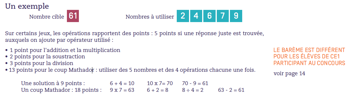 JOUER EN CALCULANT ET CALCULER EN JOUANT